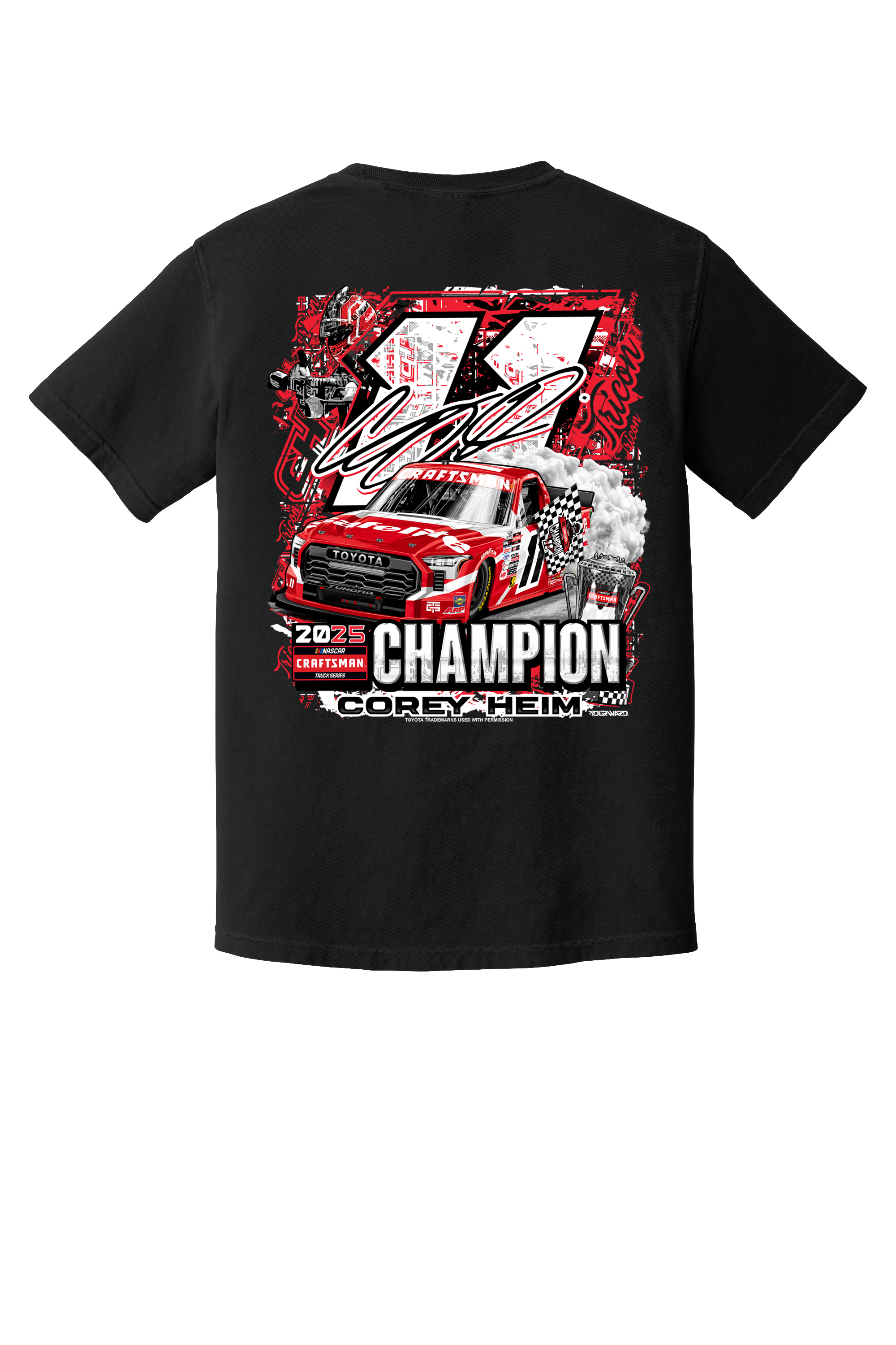 2025 Corey Heim Championship Shirt (Black) (PRE ORDER)
